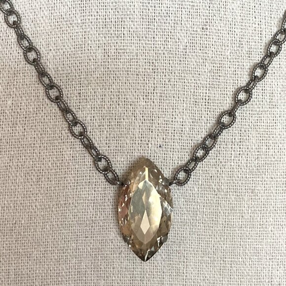Sabika | Jewelry | Sabika Vintage Single Stone Necklace | Poshmark